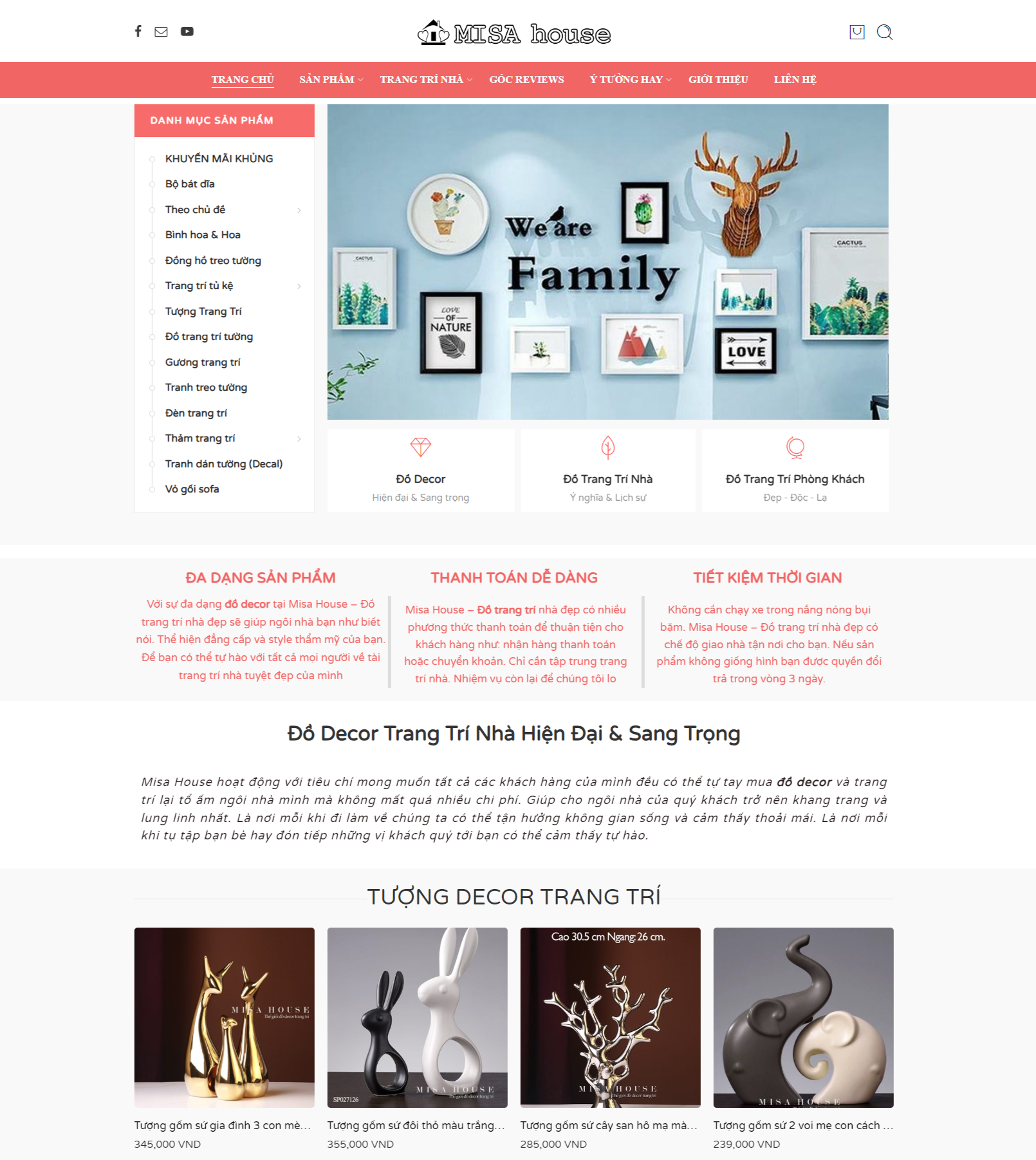 Thiết kế Website bán đồ Decor Cao cấp, Sang trọng | Web4s