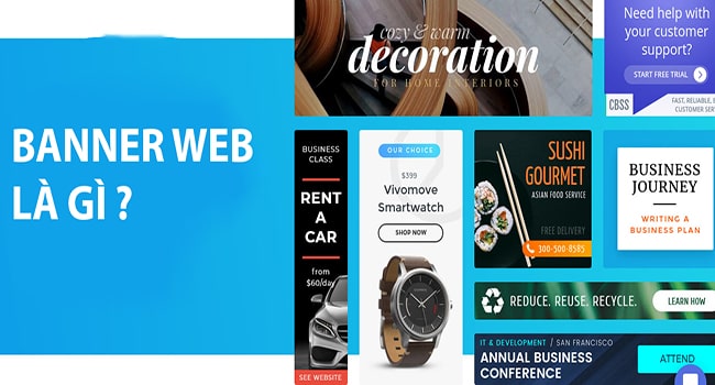 Kích thước banner website tiêu chuẩn trong thiết kế web